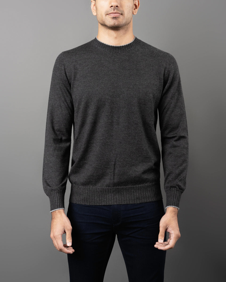 Cashmere Crewneck Sweater – Henry Singer