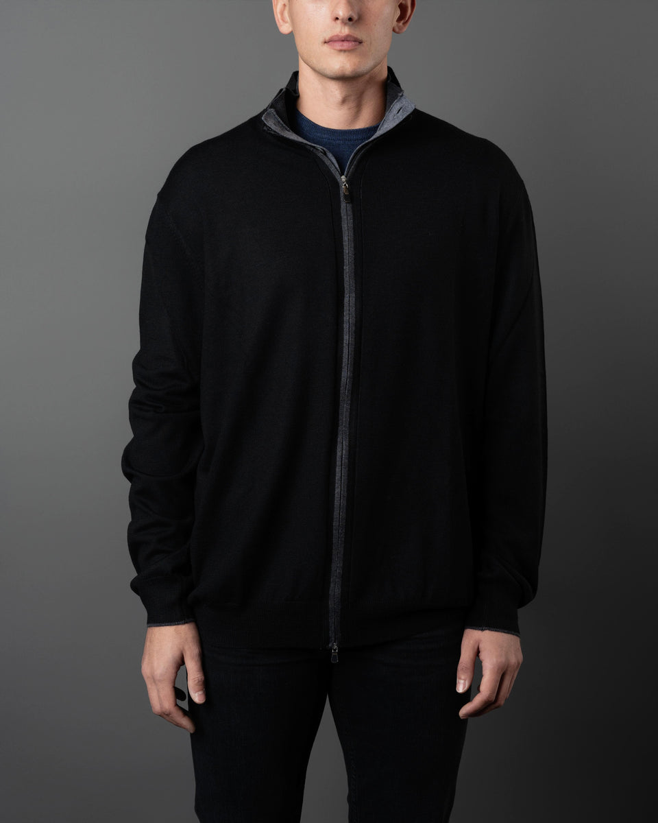 Full Zip Cardigan – Henry Singer