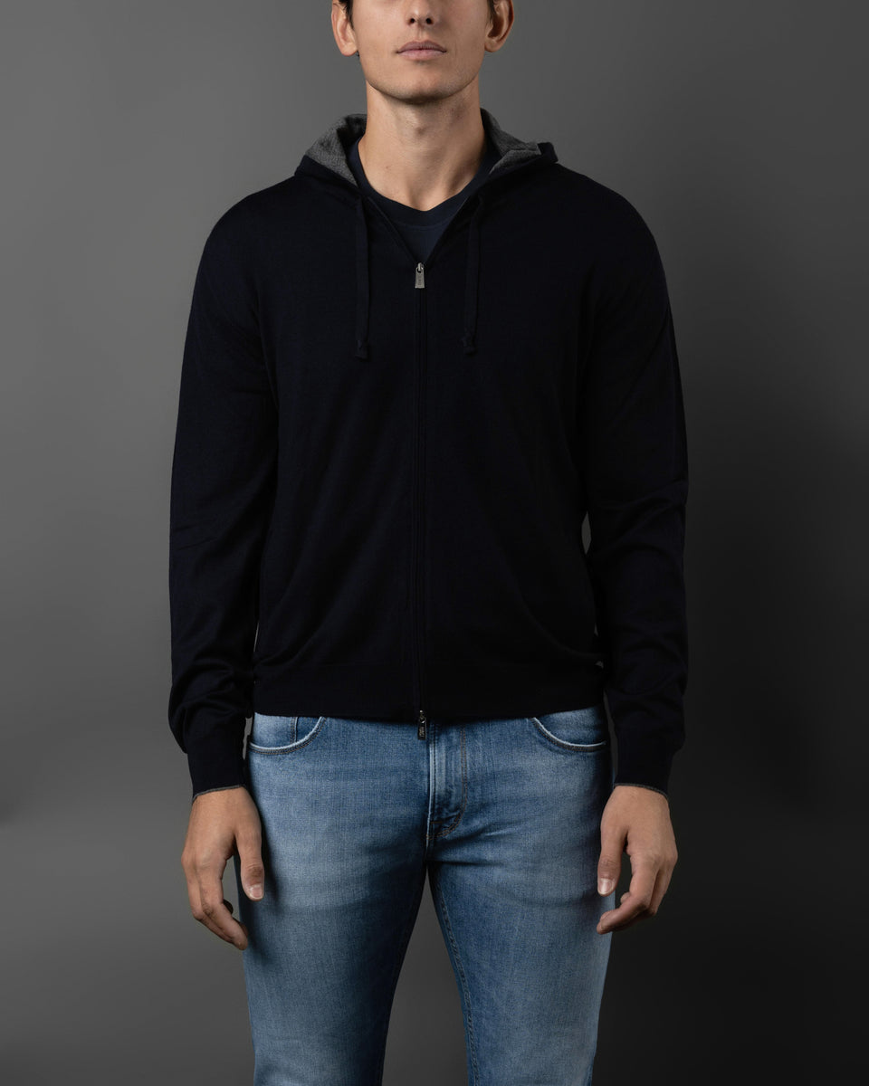 Jacob Full Zip Hoodie – Henry Singer