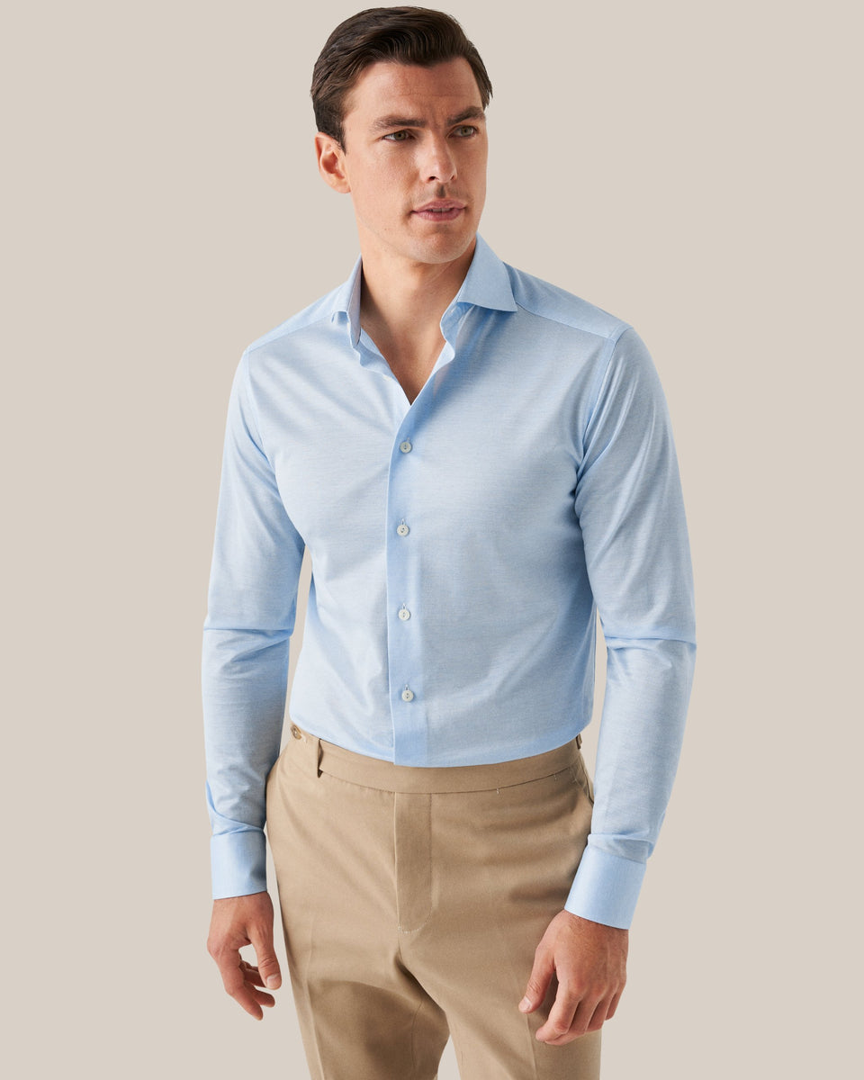Contemporary Fit - King Knit Shirt – Henry Singer